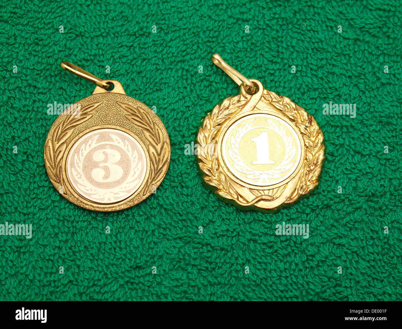 Medal on a fabric Stock Photo - Alamy