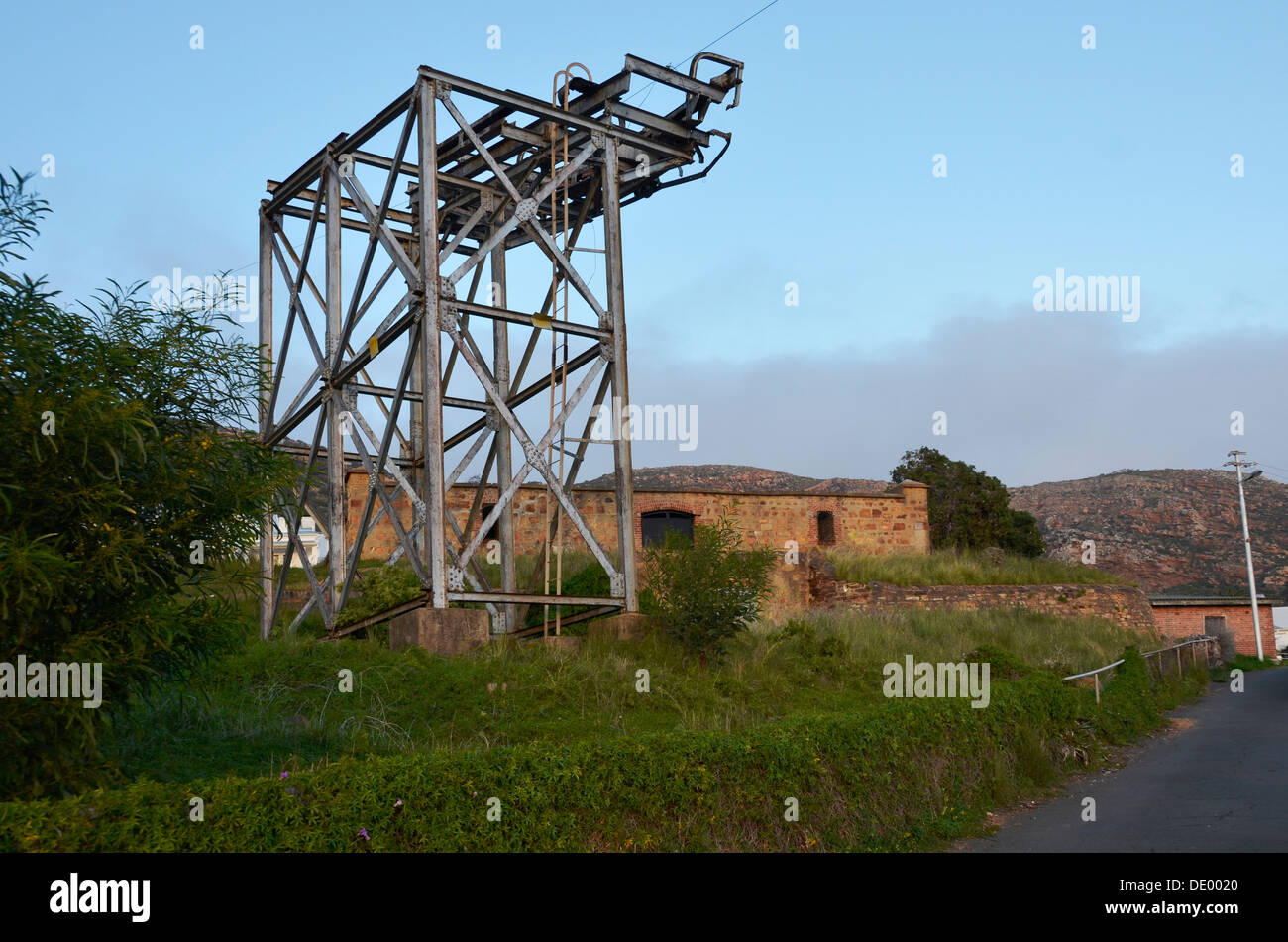 Old abandoned Simon's Town cableway structures Stock Photo - Alamy