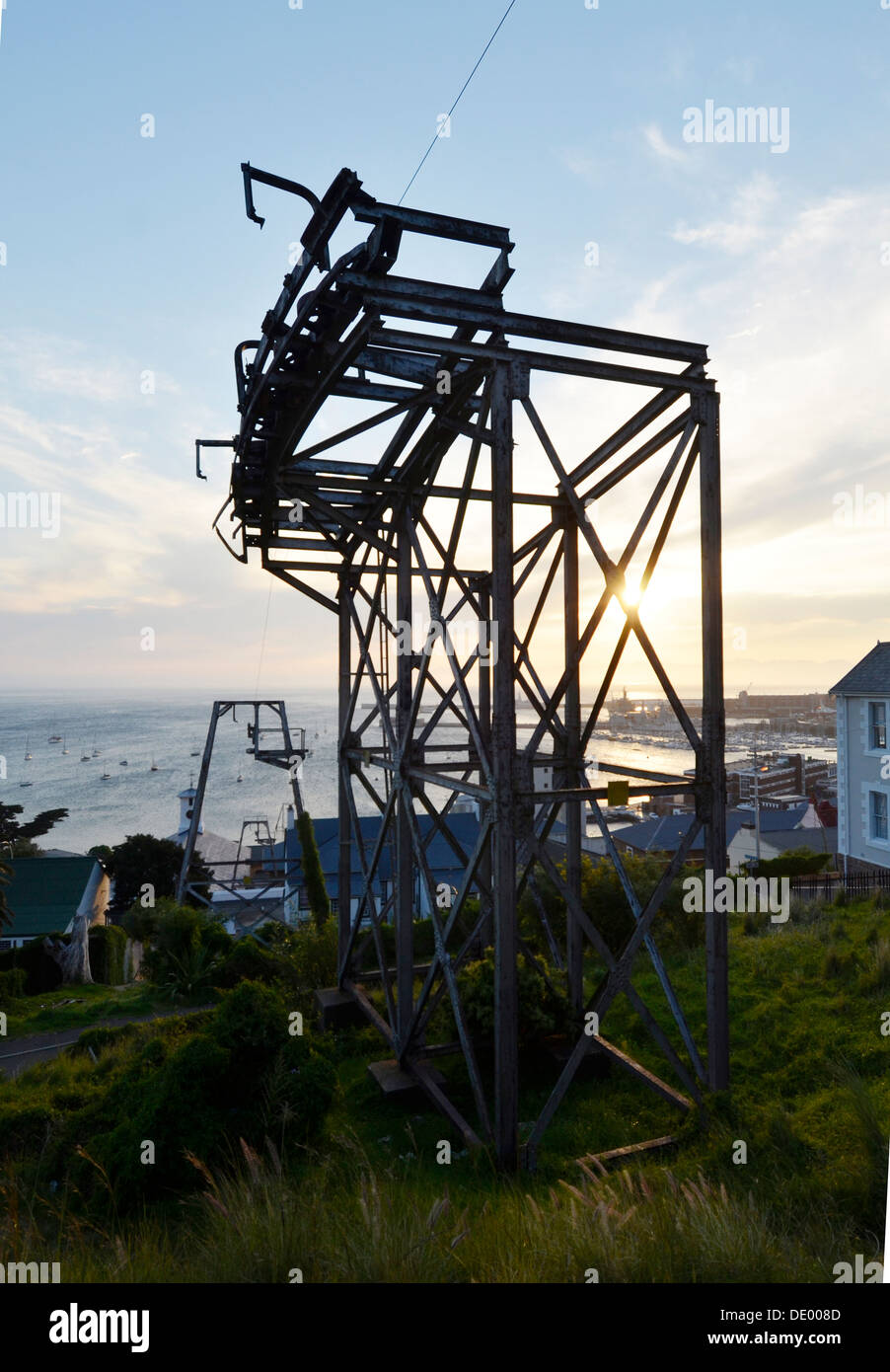 Old abandoned Simon's Town cableway structures Stock Photo - Alamy