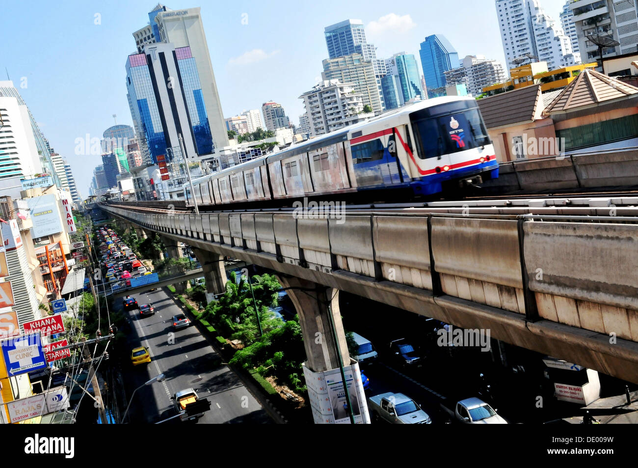 The Bangkok Mass Transit System, commonly known as the BTS Skytrain ...