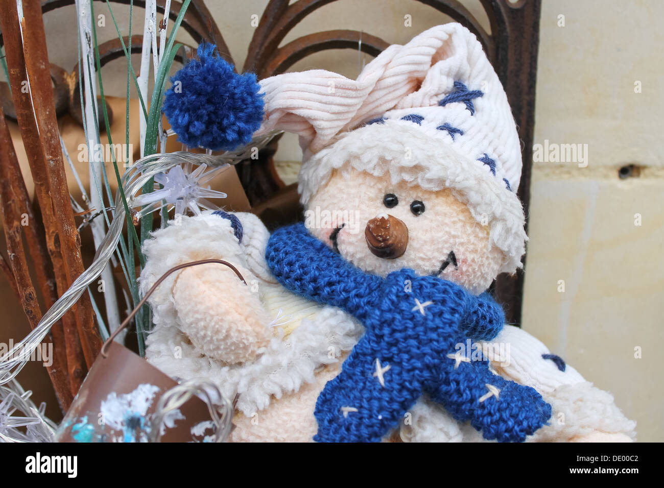 Christmas Windows in Bayeux. Normandy. France Stock Photo - Alamy