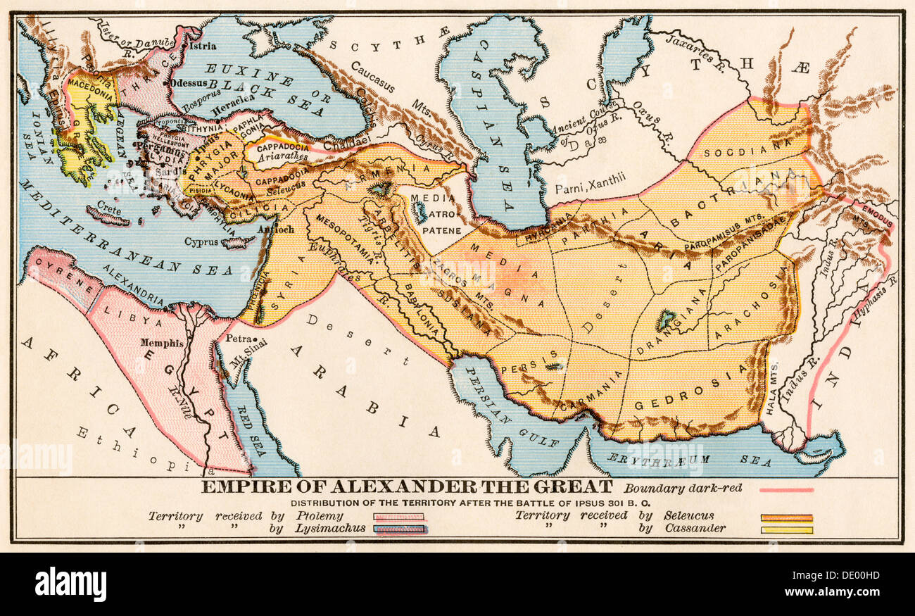 Alexander The Great In Battle Map