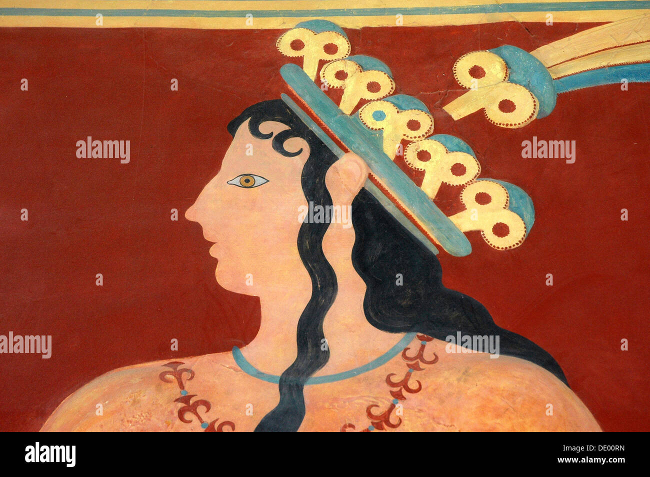 Prince of lilies fresco crete hi-res stock photography and images - Alamy