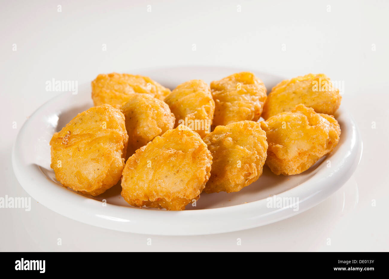 Fast food, chicken nuggets Stock Photo - Alamy