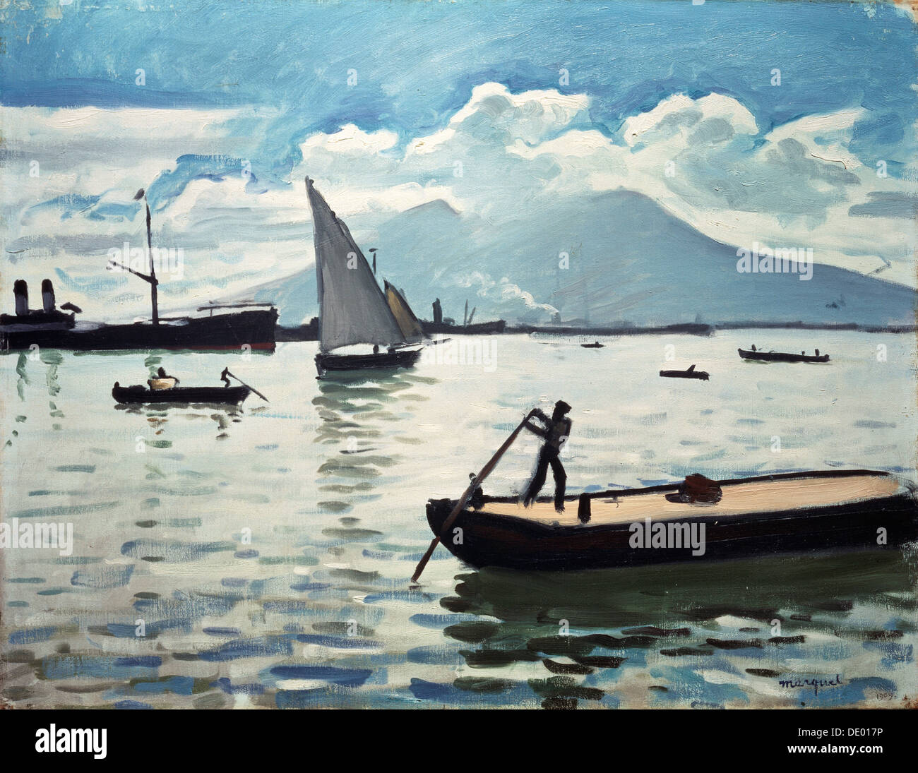 'The Bay of Naples', 1909. Artist: Albert Marquet Stock Photo - Alamy