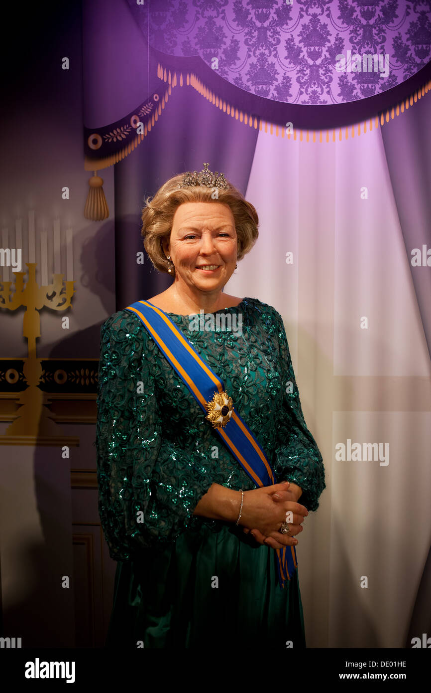 Princess Beatrix wax figure in Madame Tussauds Amsterdam, major ...