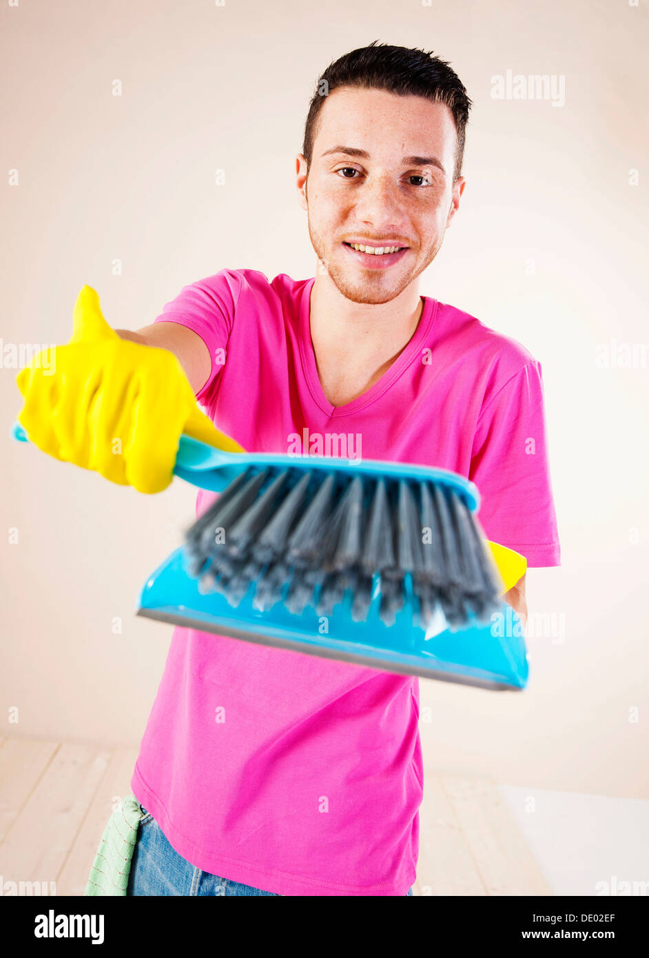 Male hand holding sweep hi-res stock photography and images - Alamy