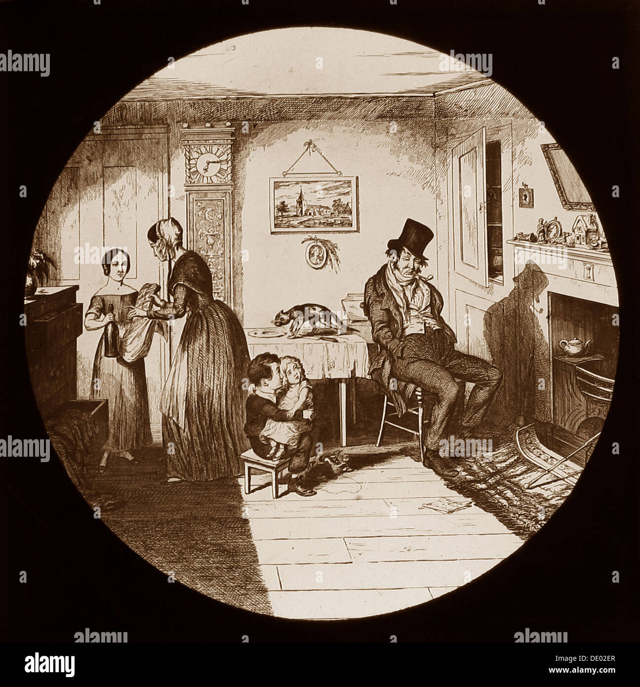 The Bottle - A temperance story written by George Cruikshank published ...