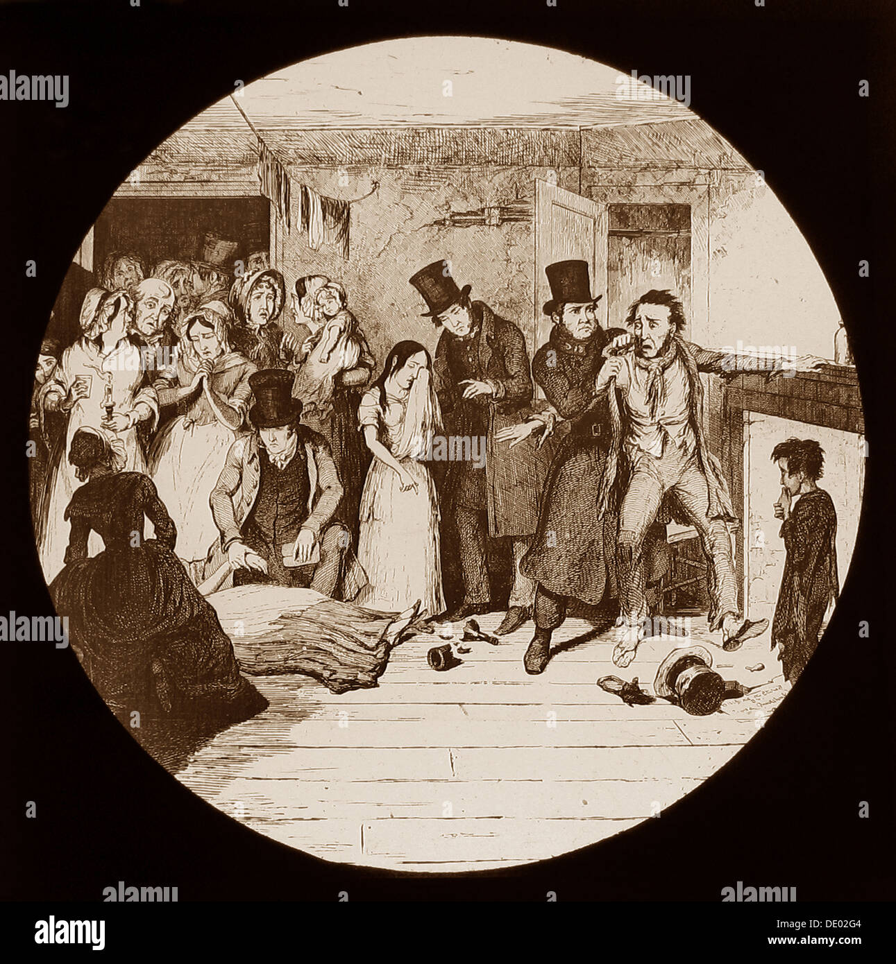 The Bottle - A temperance story written by George Cruikshank published ...