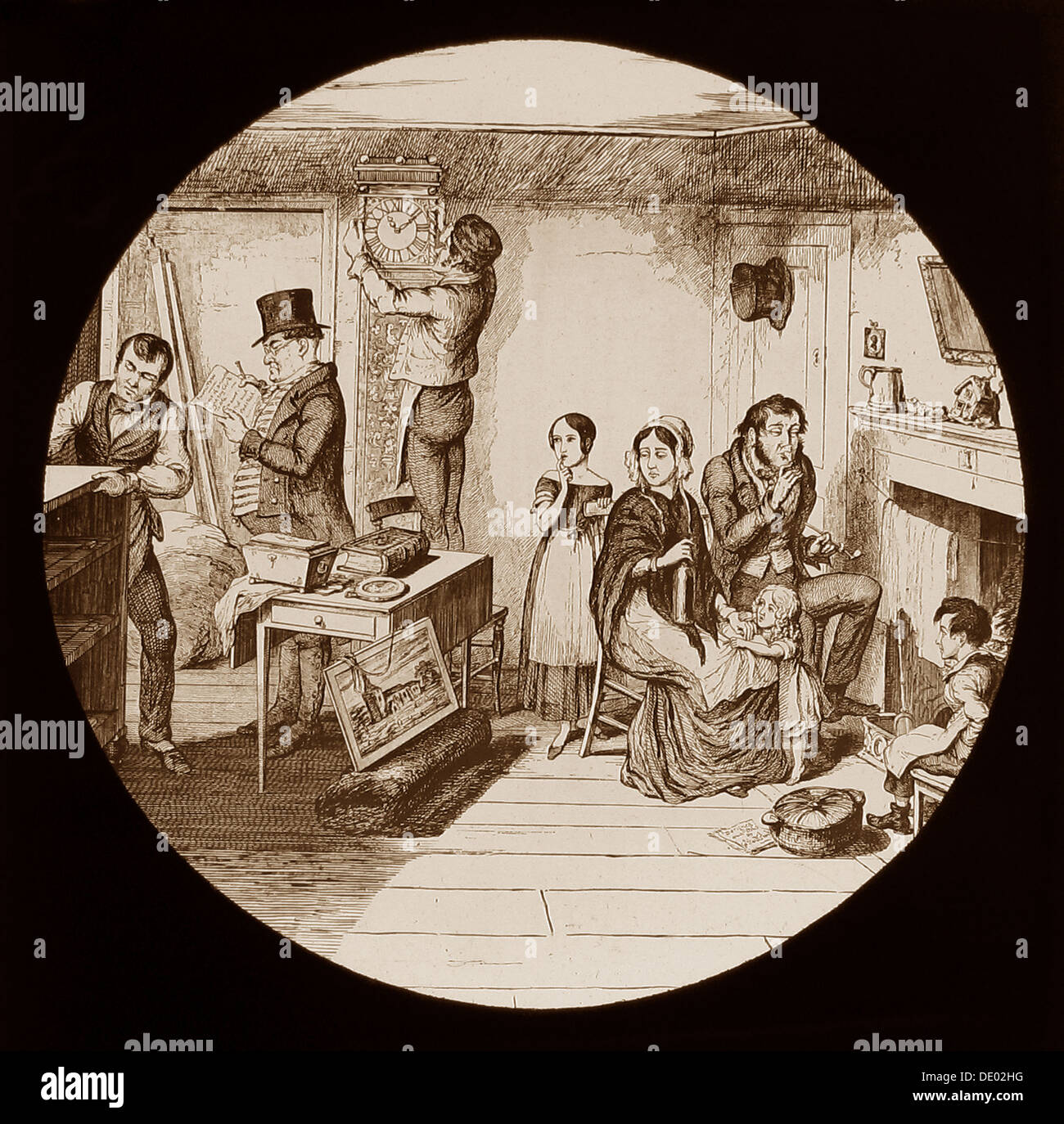 The Bottle - A temperance story written by George Cruikshank published ...