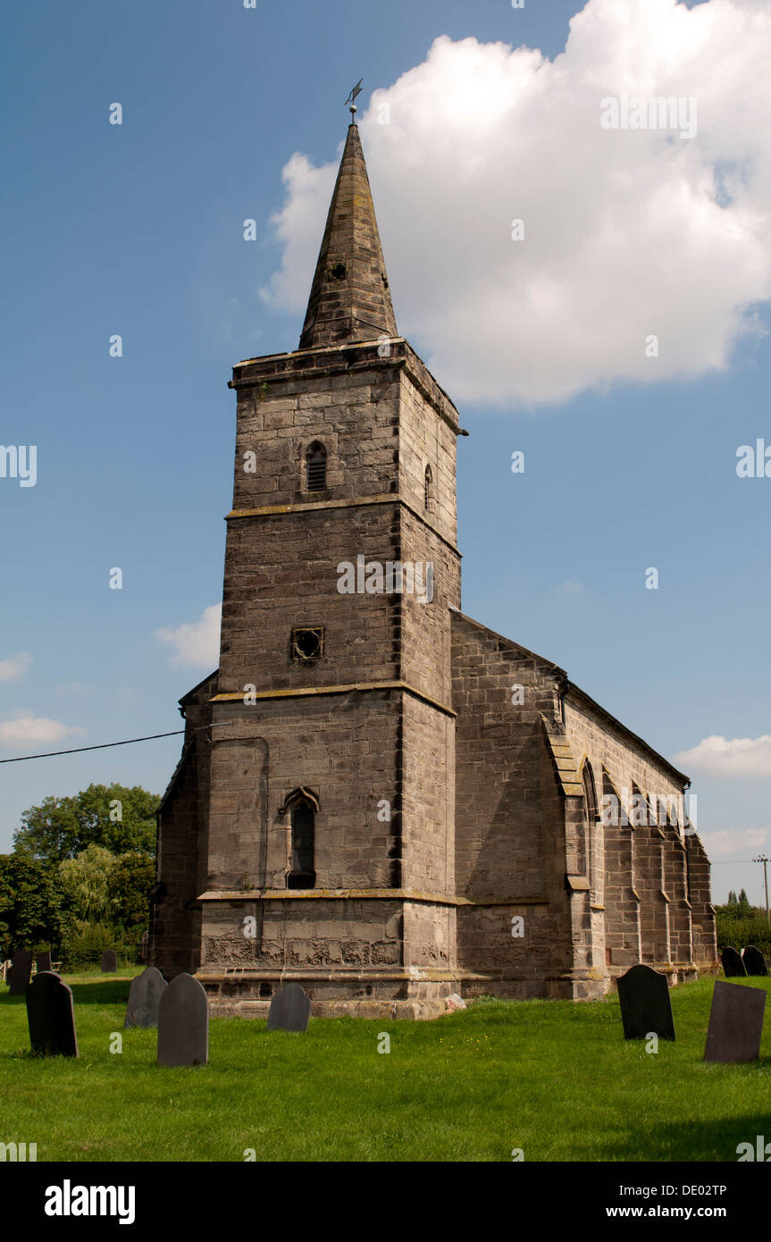 All Saints Church, Ratcliffe Culey, Leicestershire, England, UK Stock ...