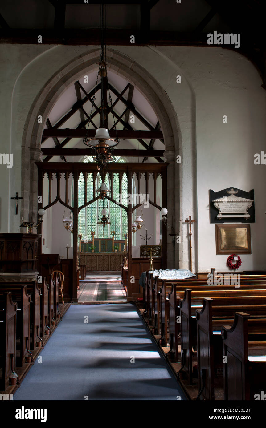 St. Botolph`s Church, Sibson, Leicestershire, England, UK Stock Photo ...