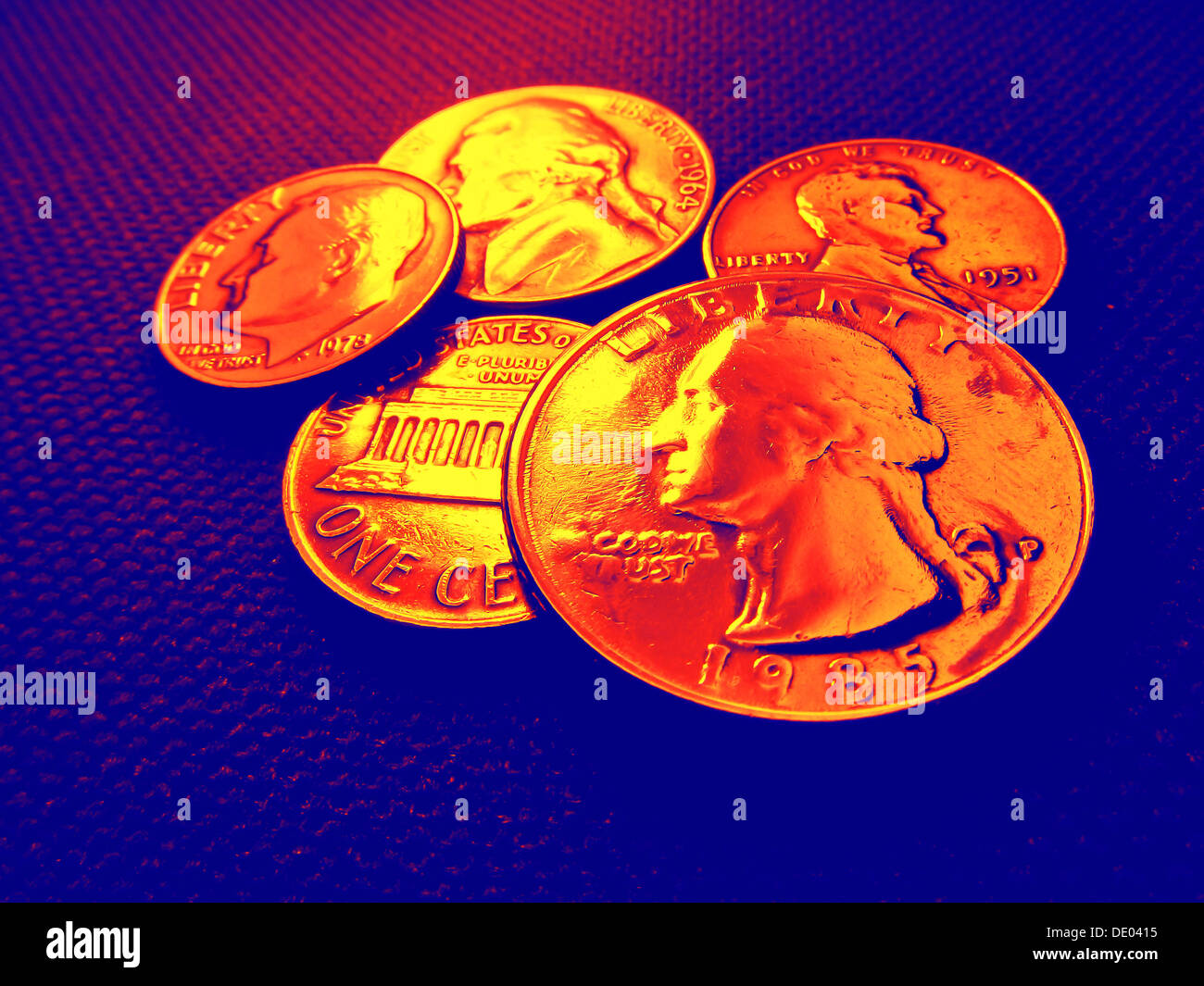 US Coins collection Stock Photo - Alamy