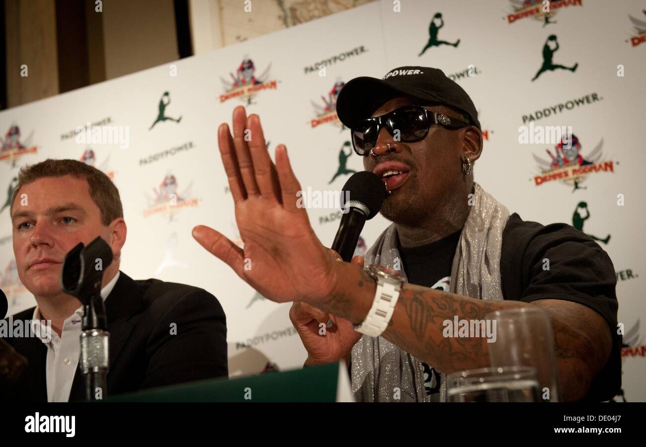 Manhattan, New York, USA. 9th Sep, 2013. DENNIS RODMAN, with ...