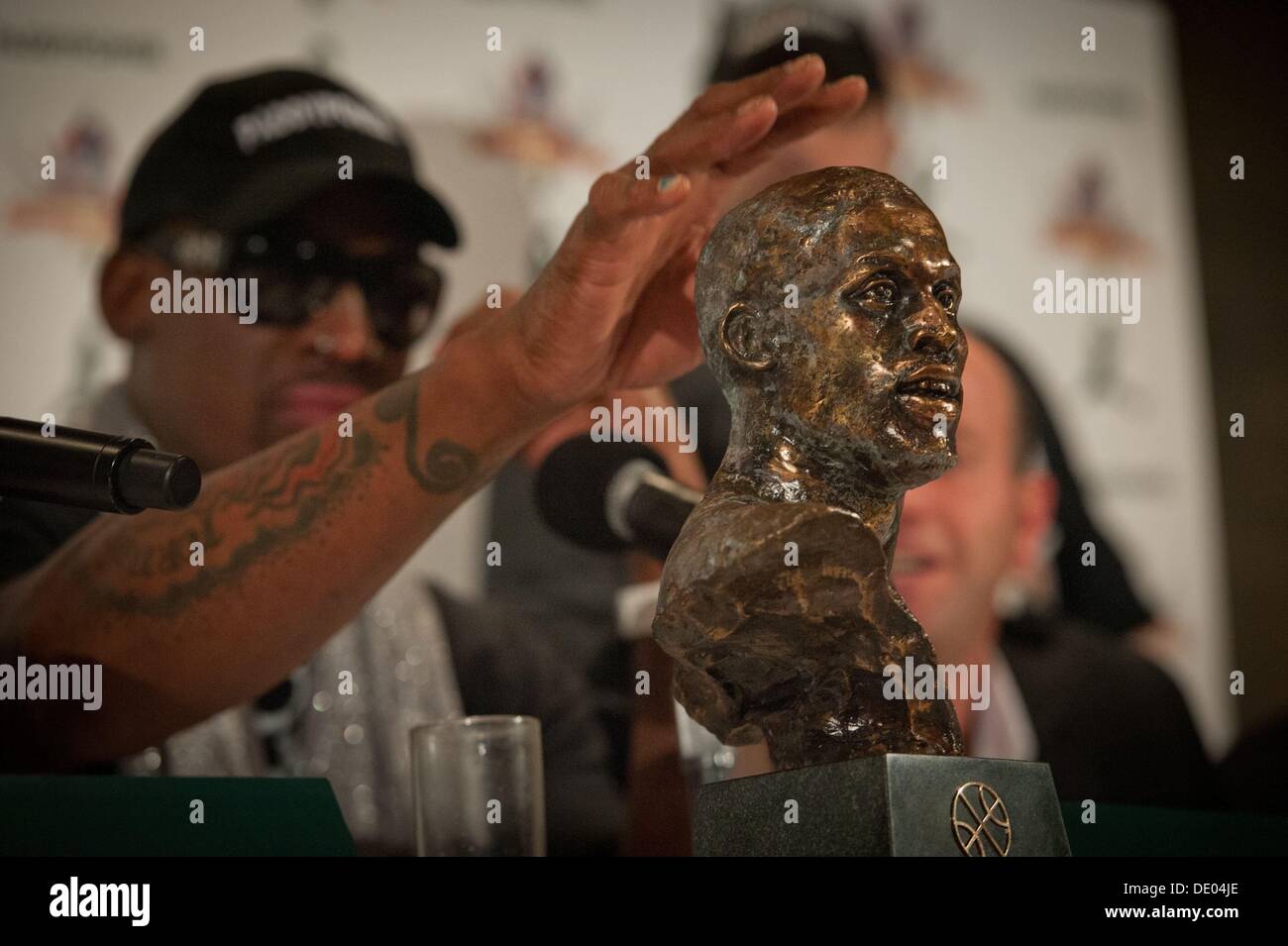 Manhattan, New York, USA. 9th Sep, 2013. DENNIS RODMAN, with ...