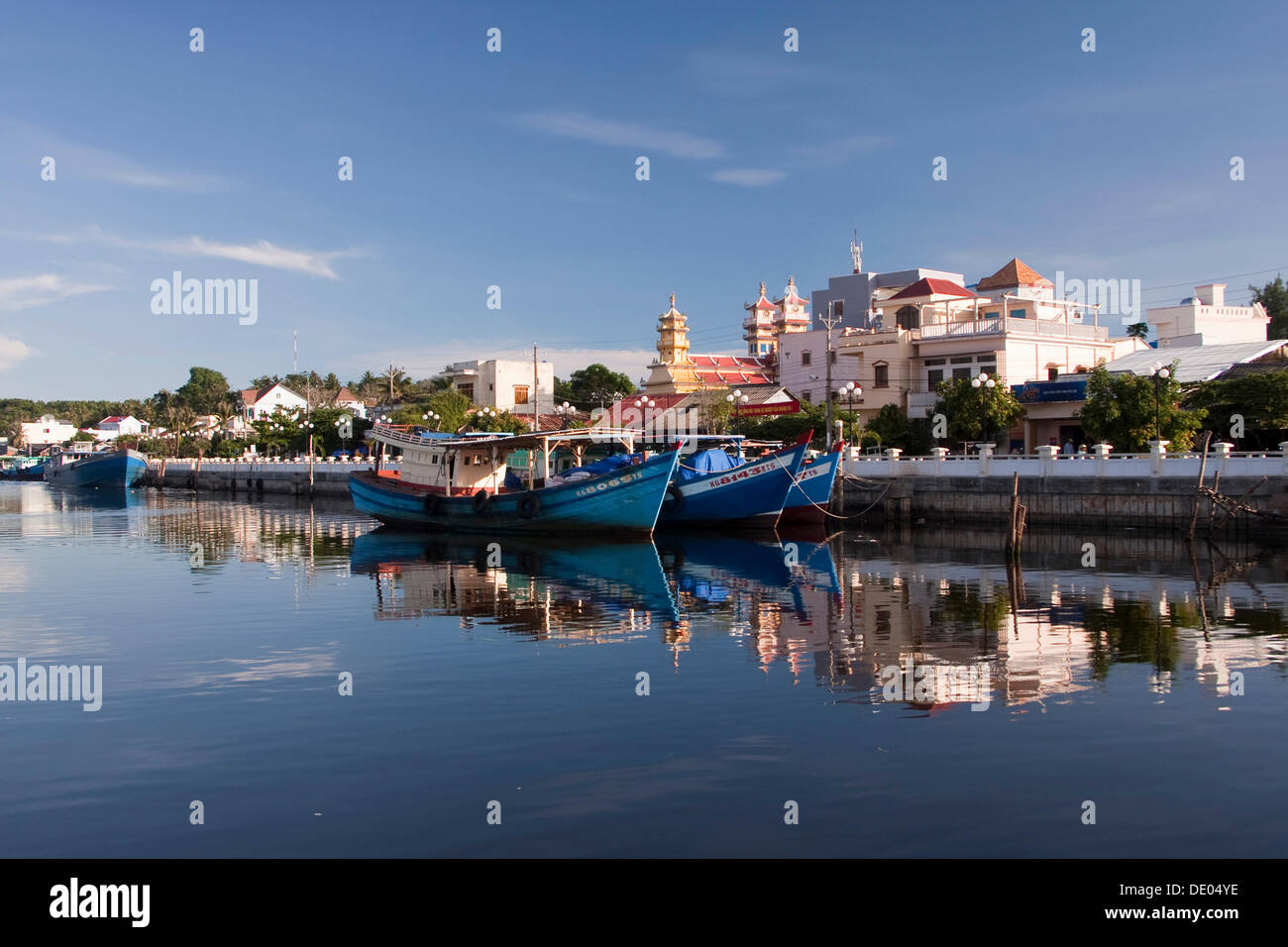 Doung Dong Town on the island of Phu Quoc, Vietnam, Asia Stock Photo ...