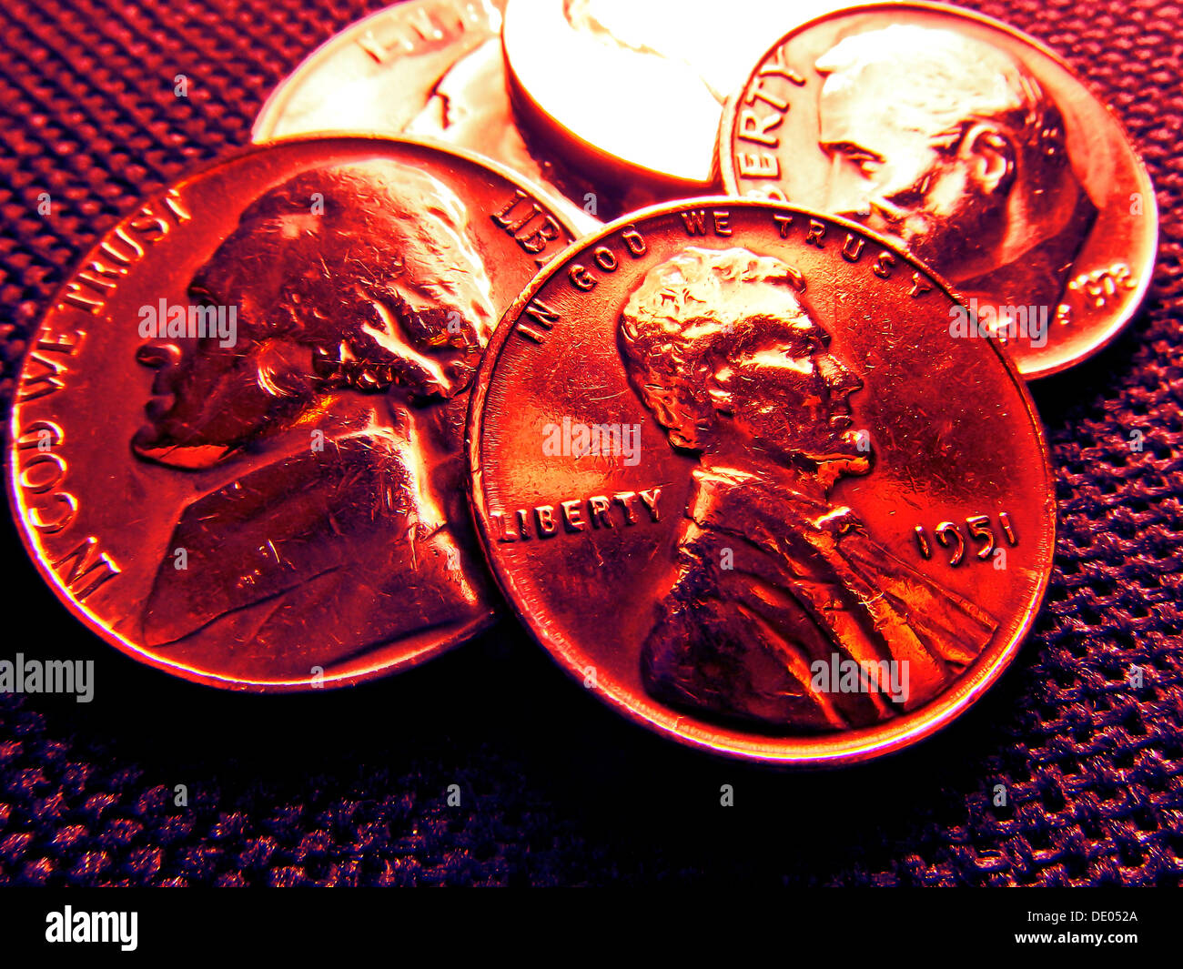 US Coins collection Stock Photo - Alamy