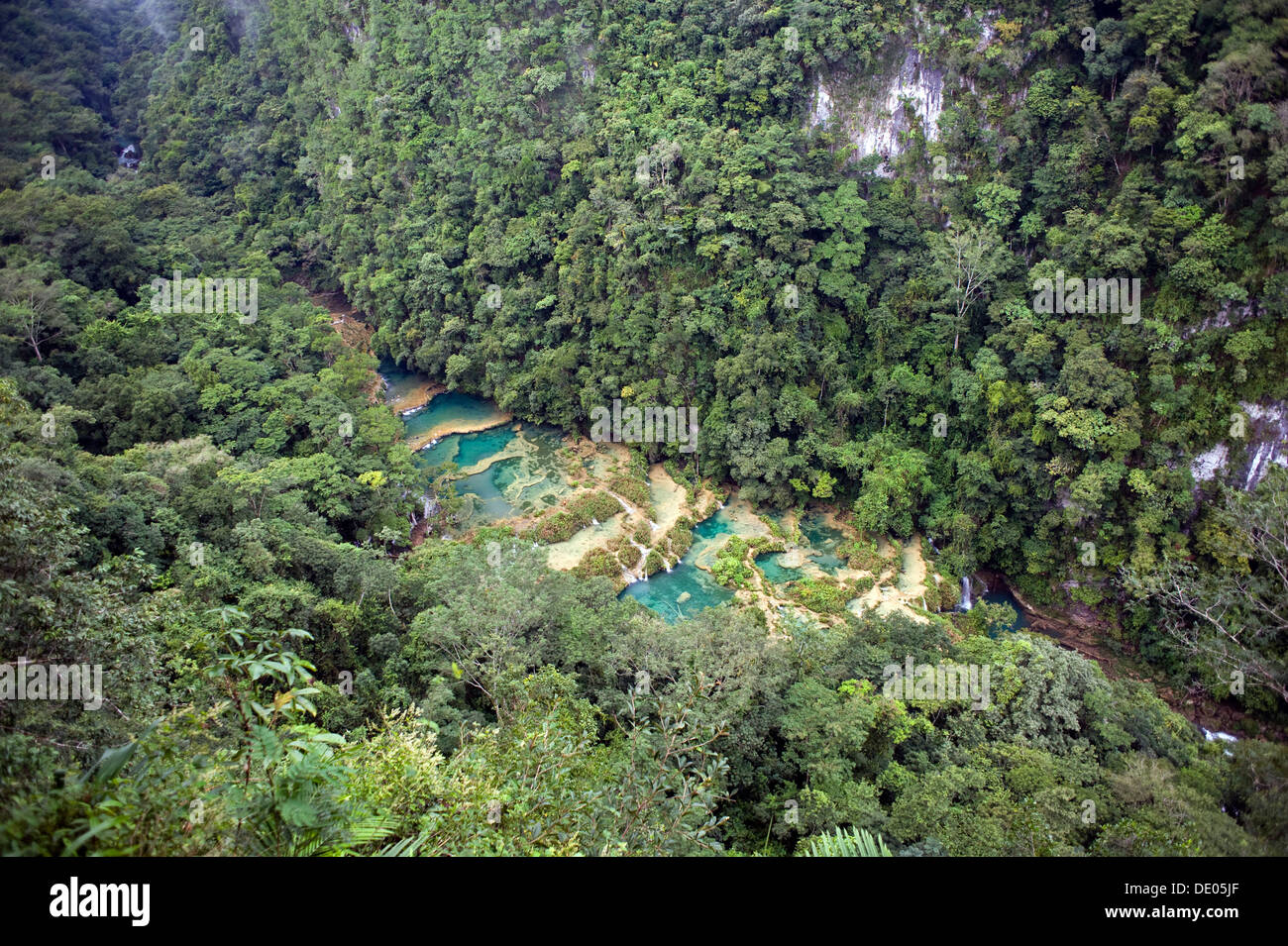 Semuc Champey, in the Alta Verapaz region of Guatemala, consists of a ...