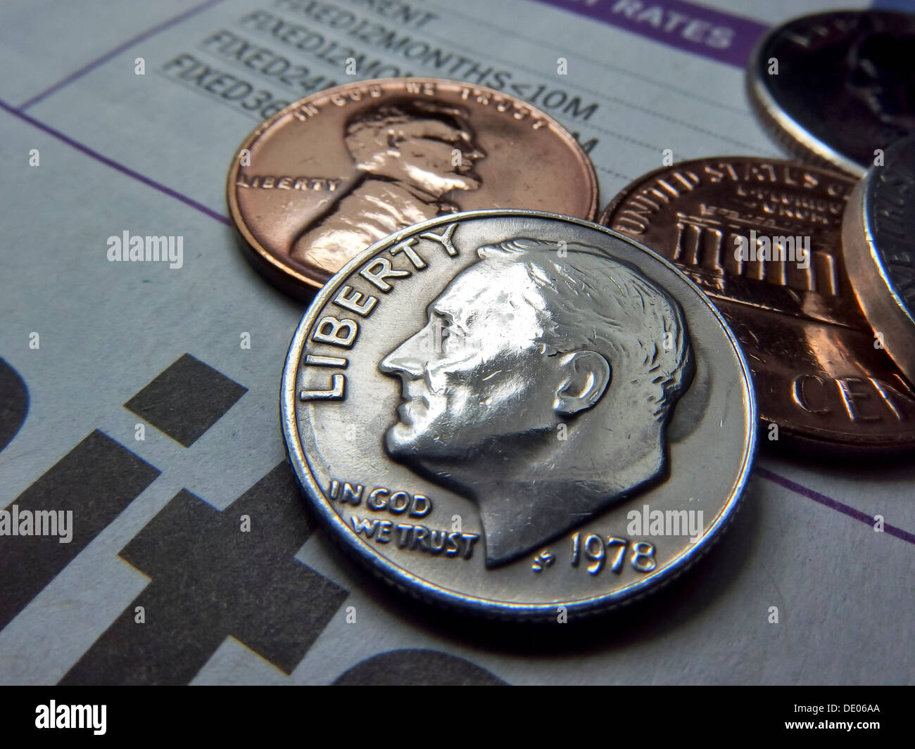 US Dollar Coins collection Stock Photo - Alamy
