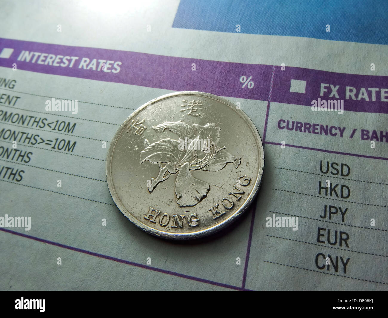 Hong kong dollar coin hi-res stock photography and images - Alamy