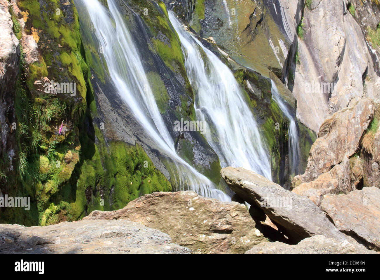 Powerscourt Waterfall in County Wicklow, Ireland Stock Photo - Alamy