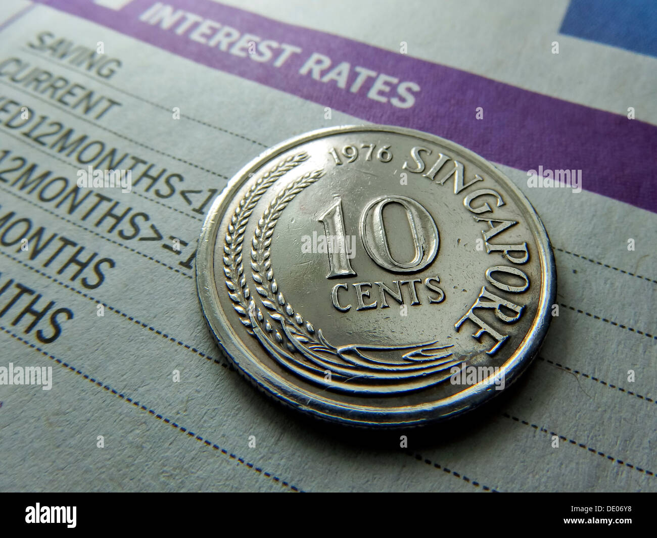 Singapore coins hi-res stock photography and images - Alamy
