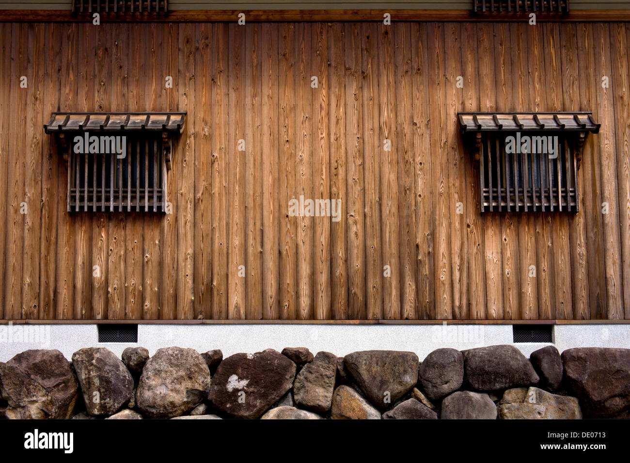 Traditional japanese lattice windows architecture hi-res stock ...