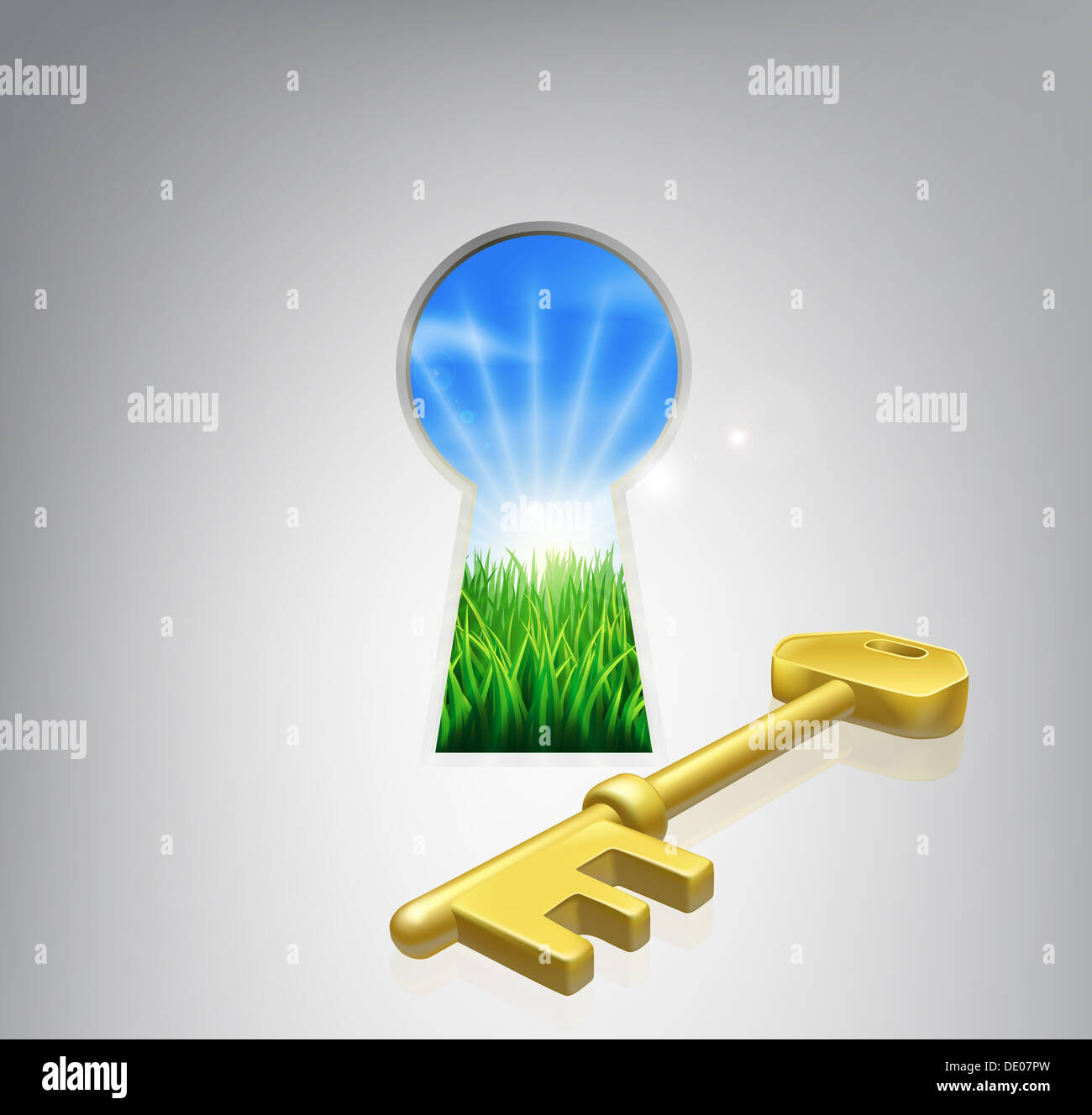 Through keyhole hi-res stock photography and images - Alamy