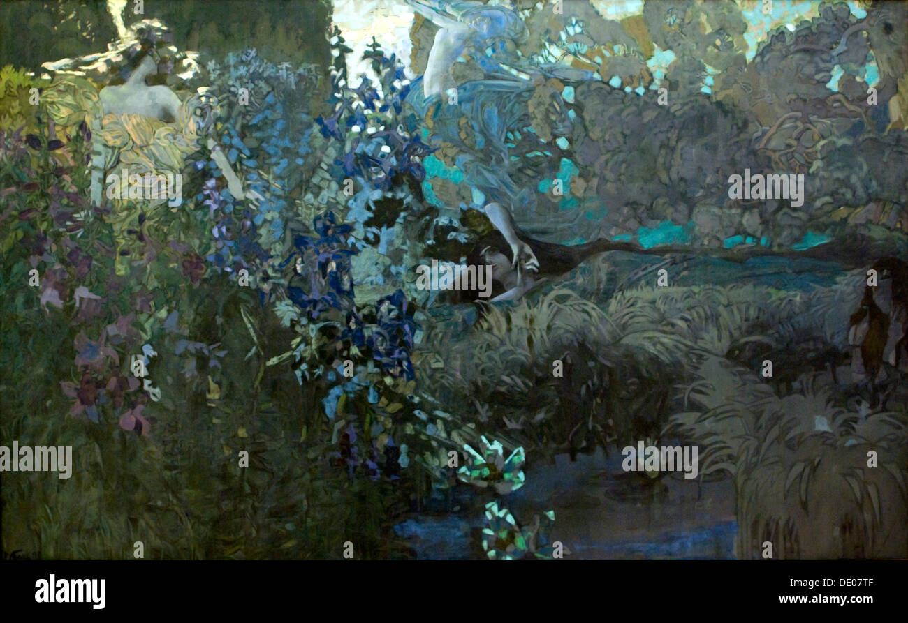 'Morning', 1897. Artist: Mikhail Vrubel Stock Photo - Alamy