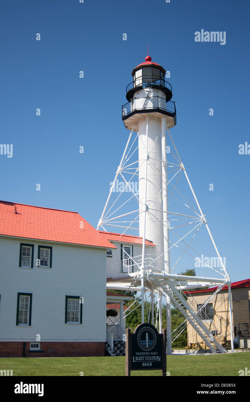 Whitefish point light station hi-res stock photography and images - Alamy