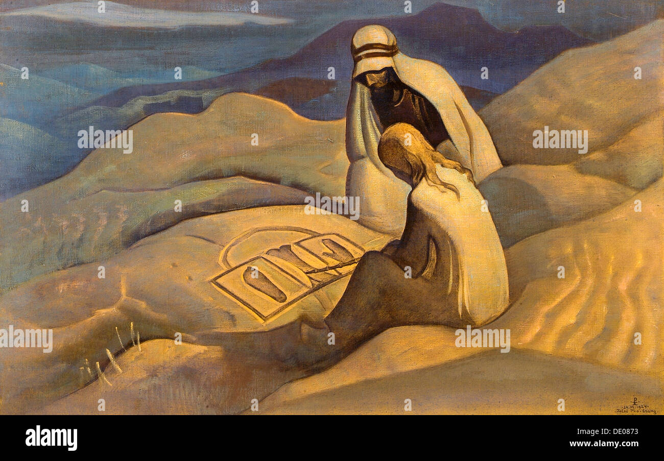'Signs of Christ', 1924. Artist: Nicholas Roerich Stock Photo - Alamy