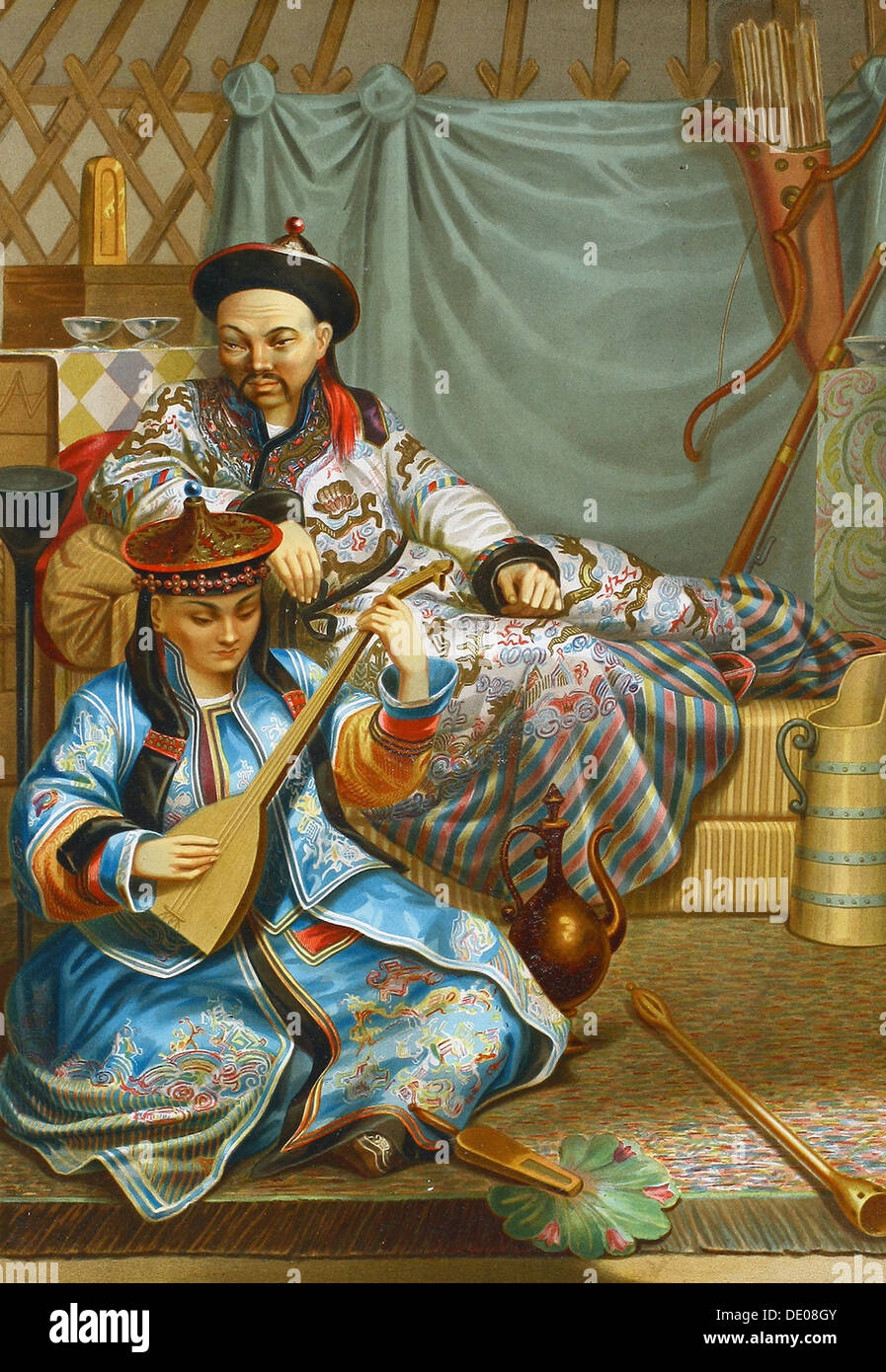 Buryat dress hi-res stock photography and images - Alamy