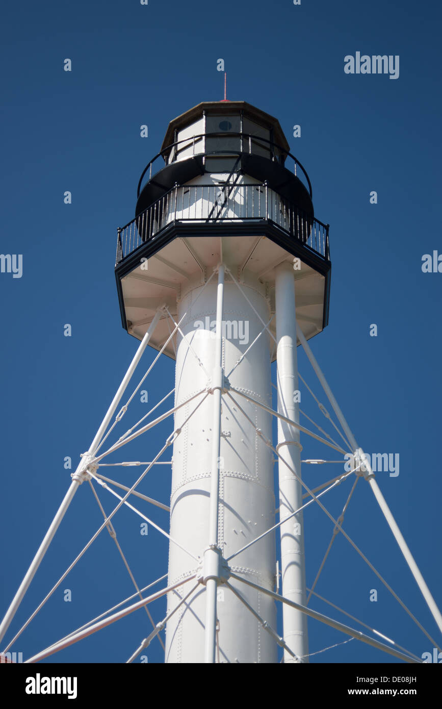 Whitefish Point Light station, Whitefish Point, Michigan Stock Photo ...