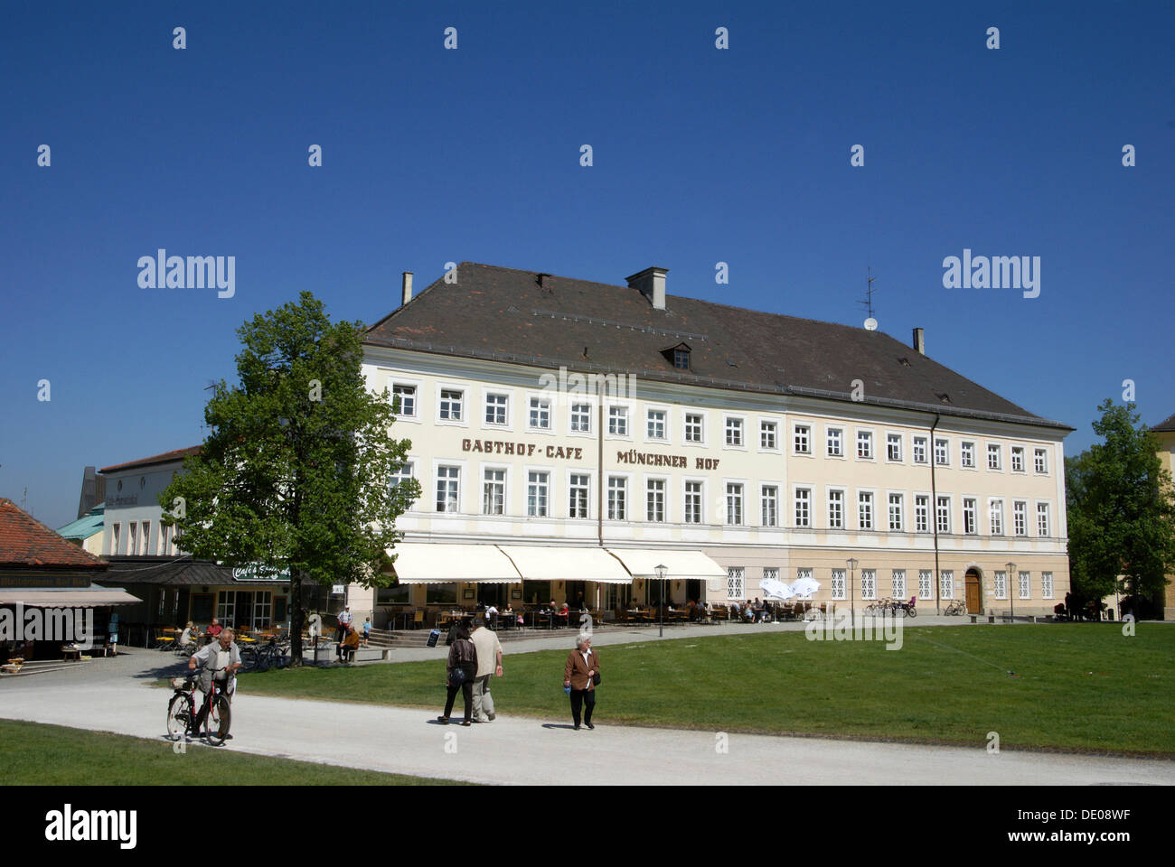 Inn, cafe, Muenchner Hof, Altoetting, Bavaria Stock Photo - Alamy