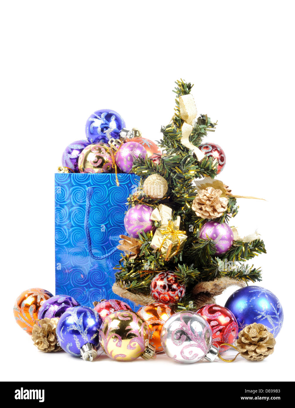 Shopping for christmas Stock Photo - Alamy