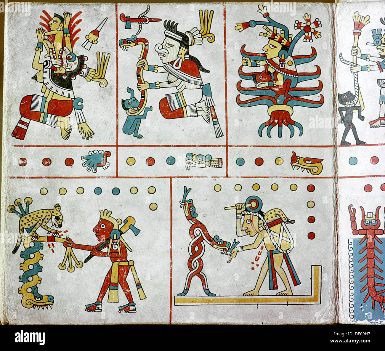 Page from codex fejervary mayer hi-res stock photography and images - Alamy