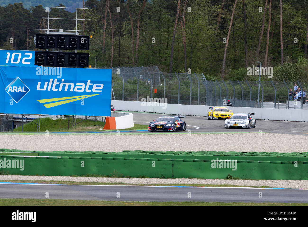 DTM race car at the Hockenheimring race track, Baden-Wuerttemberg Stock ...
