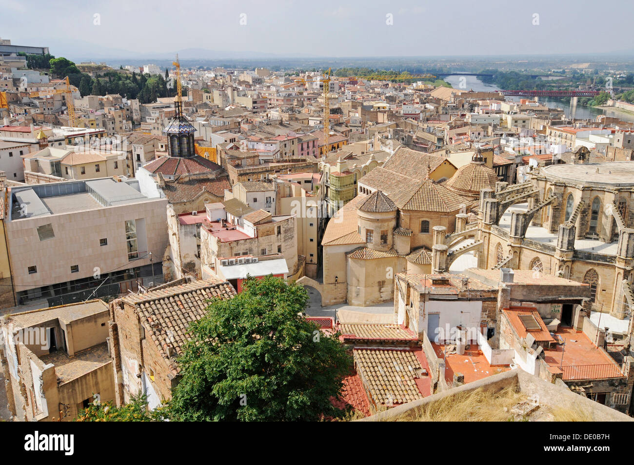 Top view of catalan town tarragona hi-res stock photography and images ...