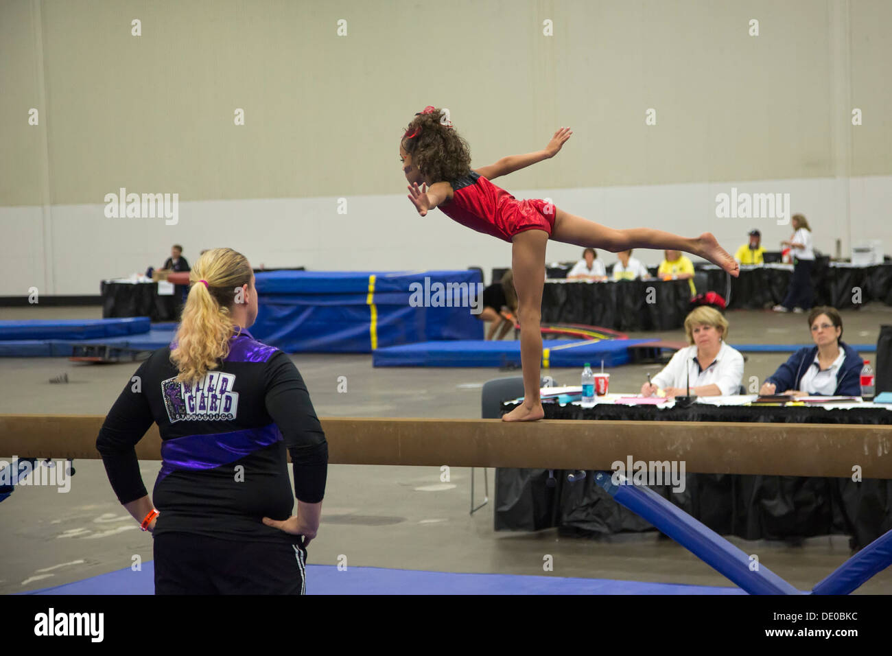Gymnastics judges hi-res stock photography and images - Alamy