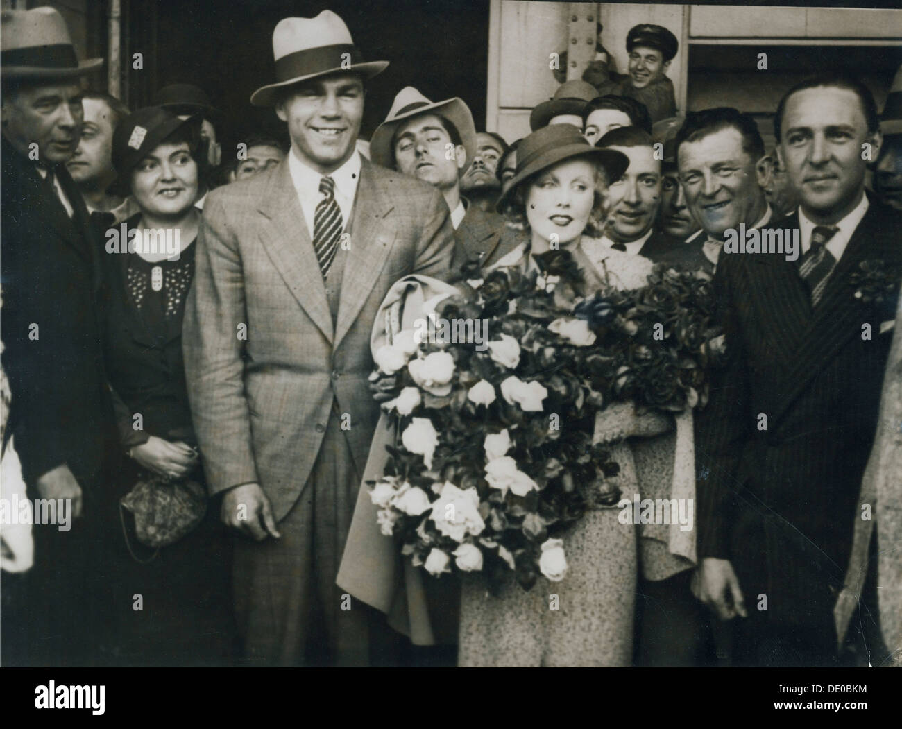 The Boxer Max Schmeling With His Wife Stock Photos & The Boxer Max ...