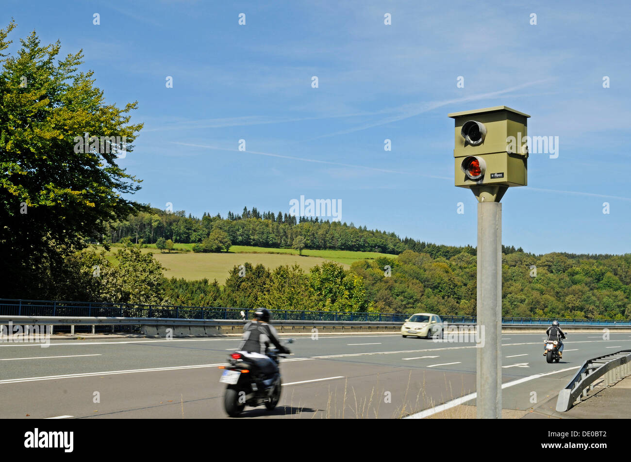 Motorcycle, traffic, speed limit enforcement, traffic control, country ...