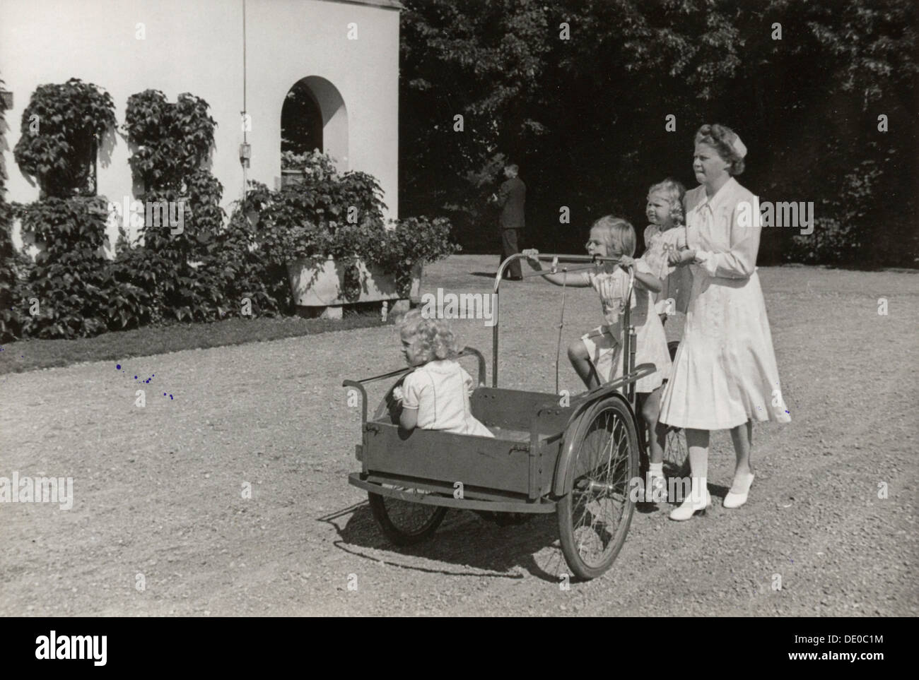 The three Princesses of Haga, Sweden, 1940s. Artist: Karl Sandels Stock ...