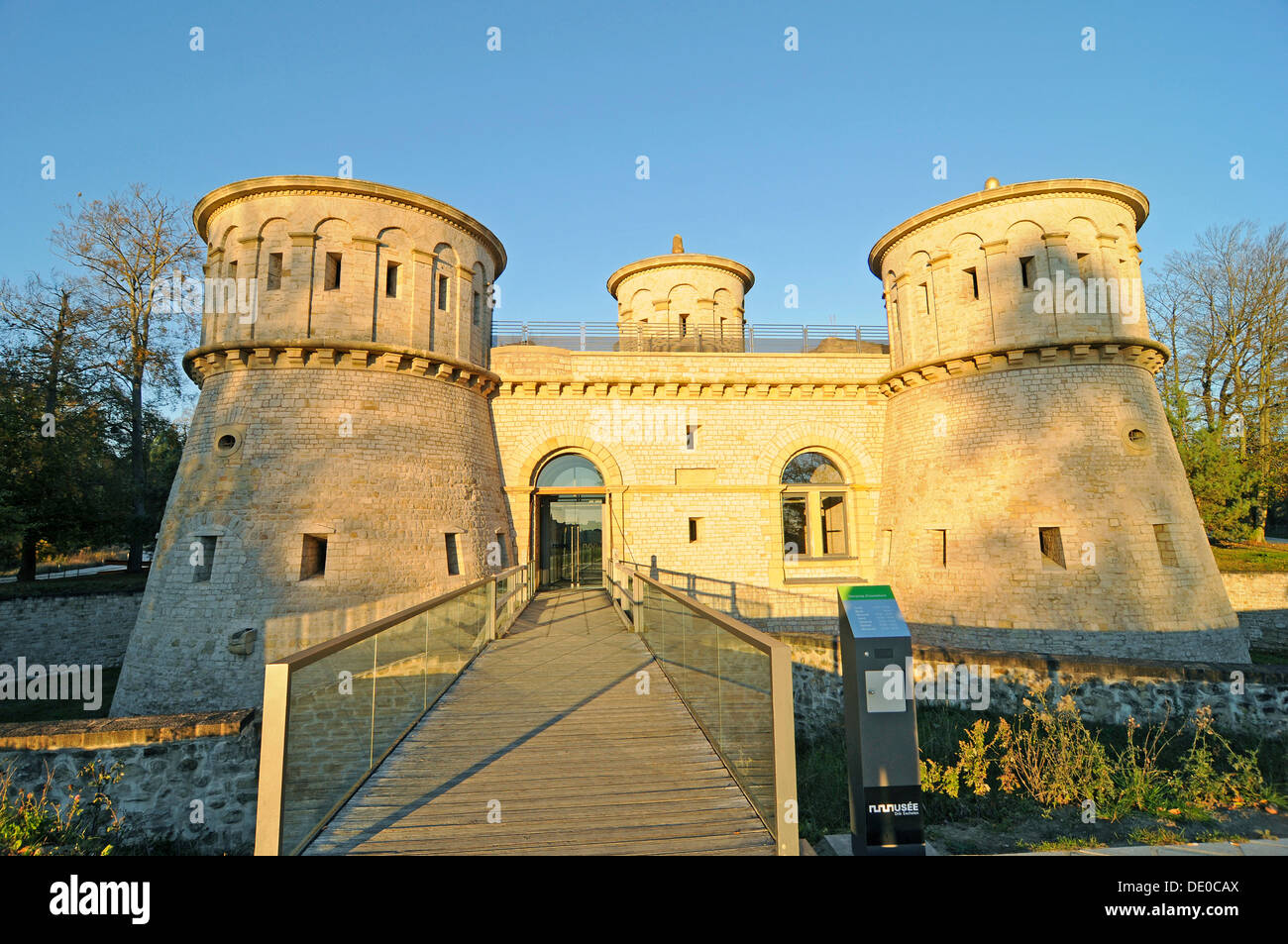 Fort Thuengen, a historic fortress, museum, European Quarter, Kirchberg ...
