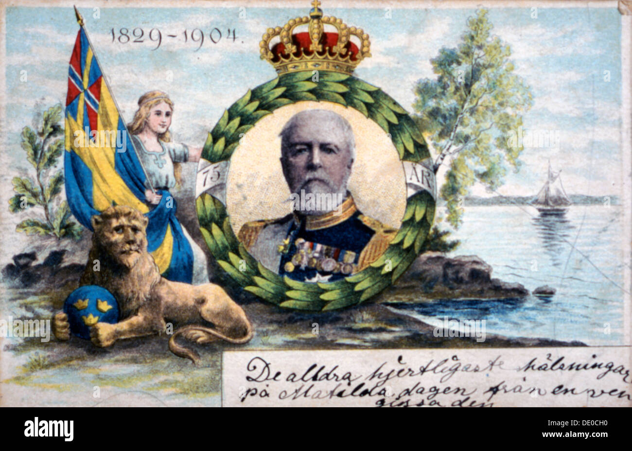 King Oscar II of Sweden and Norway, 1904. Artist: Per-Olof Danielsson ...