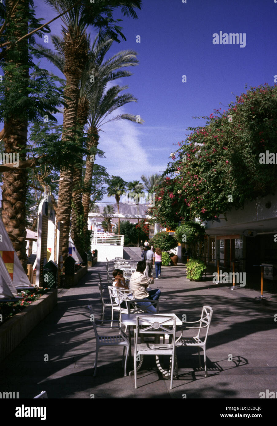 The seacoast promenade in Eilat city Israel Stock Photo - Alamy