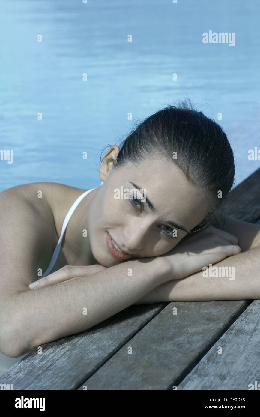 Leaning Back On Hands High Resolution Stock Photography and Images - Alamy