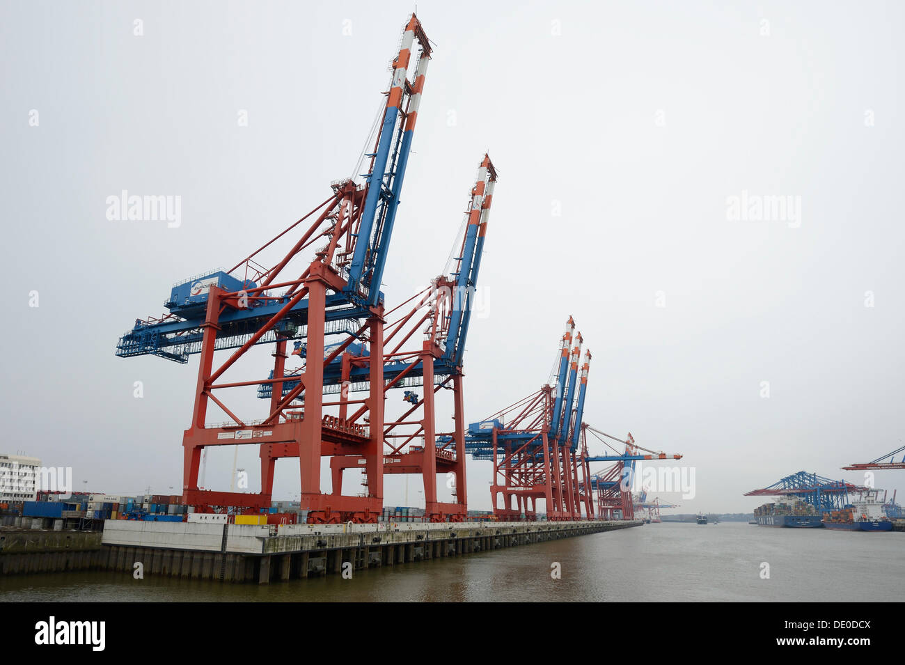 Empty EUROGATE Container Terminal Stock Photo - Alamy