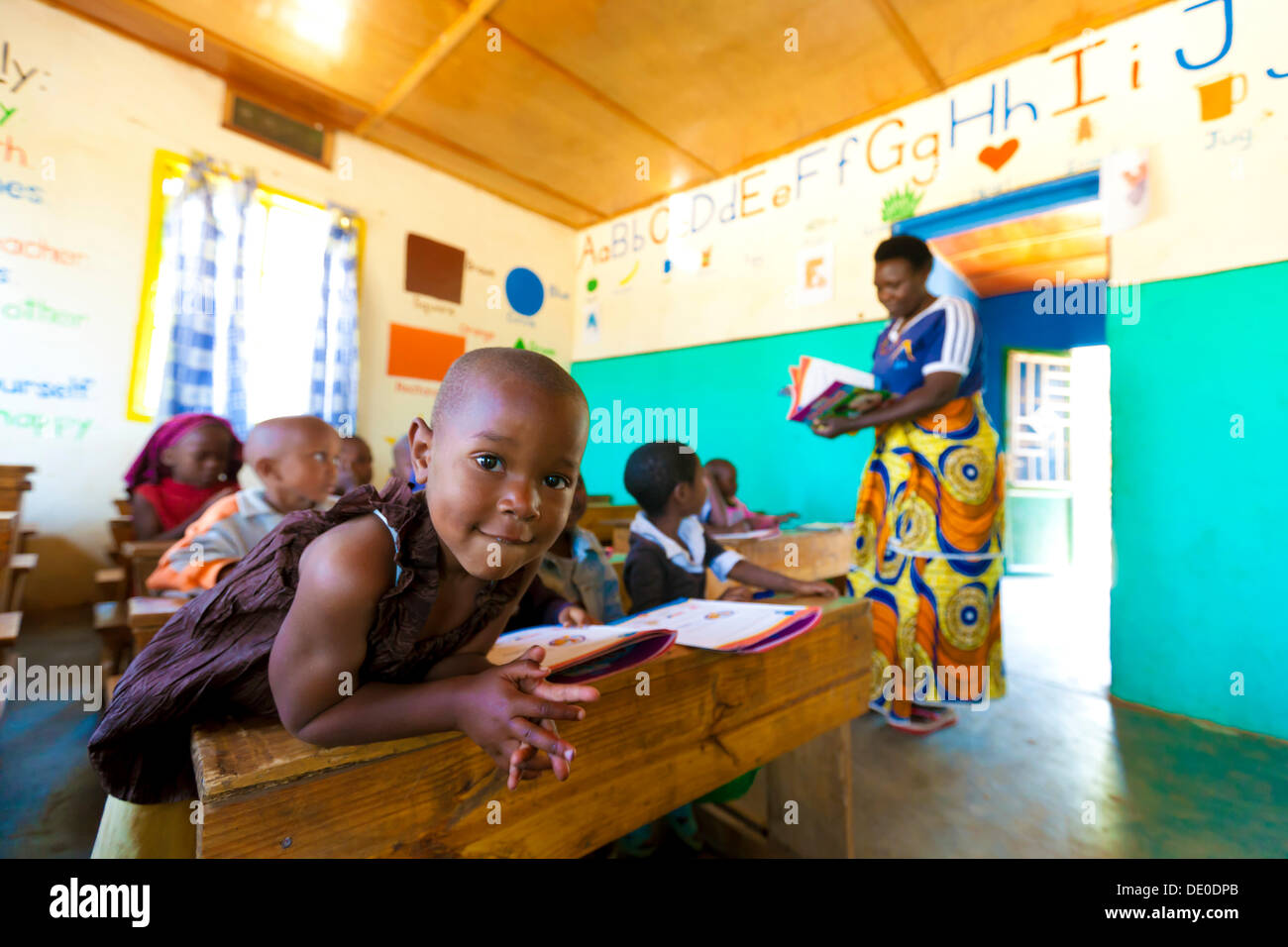 Teaching in a small school on the outskirts of Musanze Stock Photo - Alamy