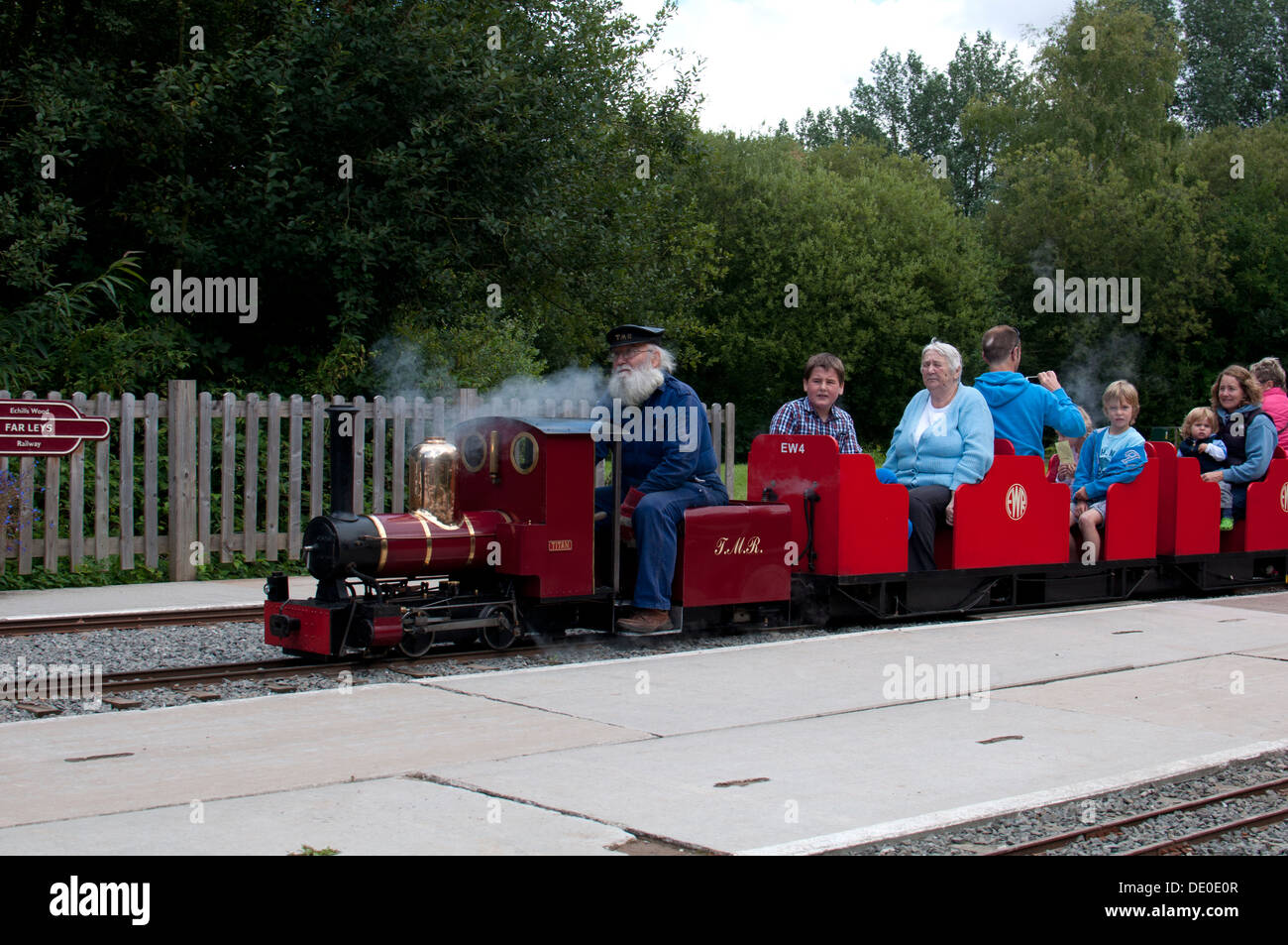 Miniature steam train rides hi-res stock photography and images - Alamy
