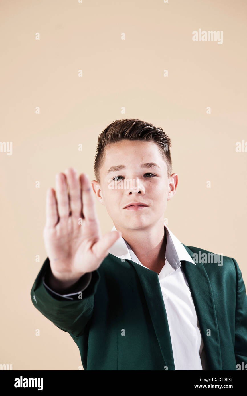 Teenagers hand signals hi-res stock photography and images - Alamy